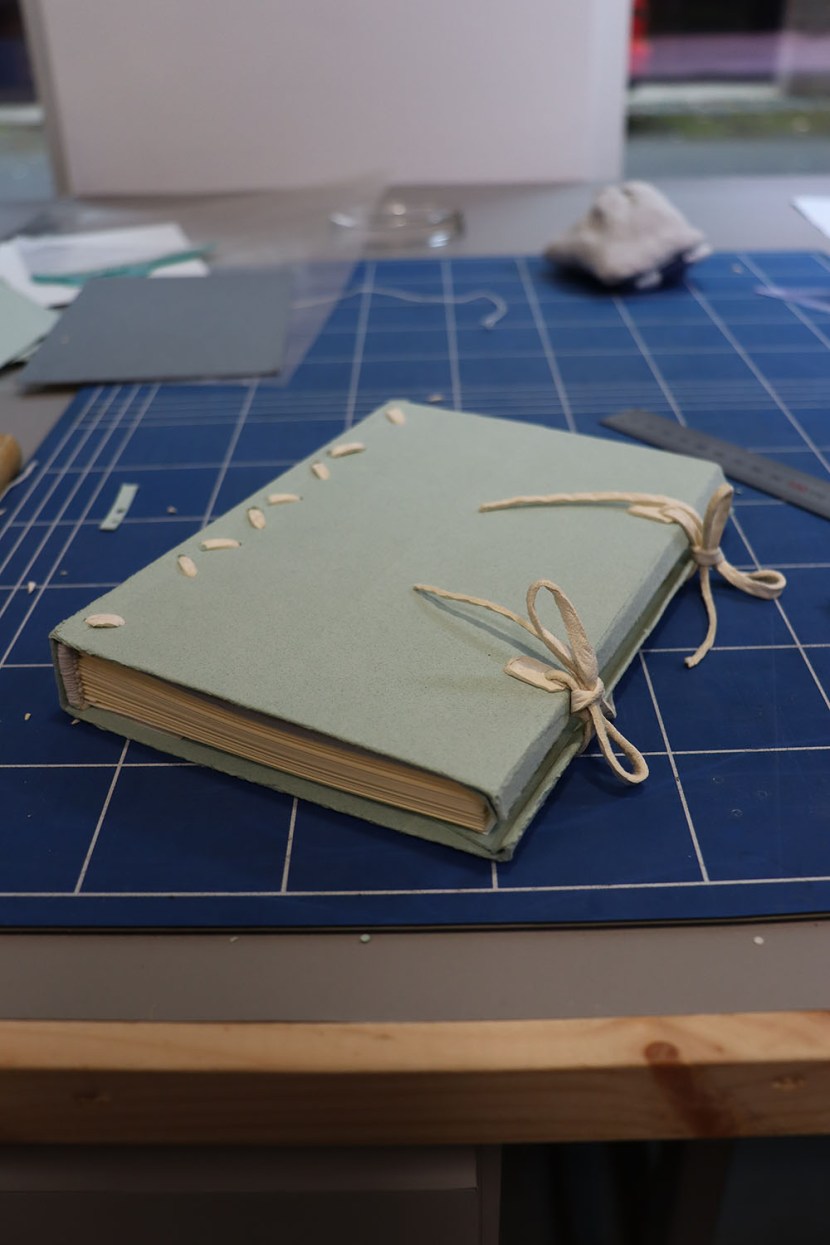 Making a model of a limp parchment binding - Unique and Distinctive