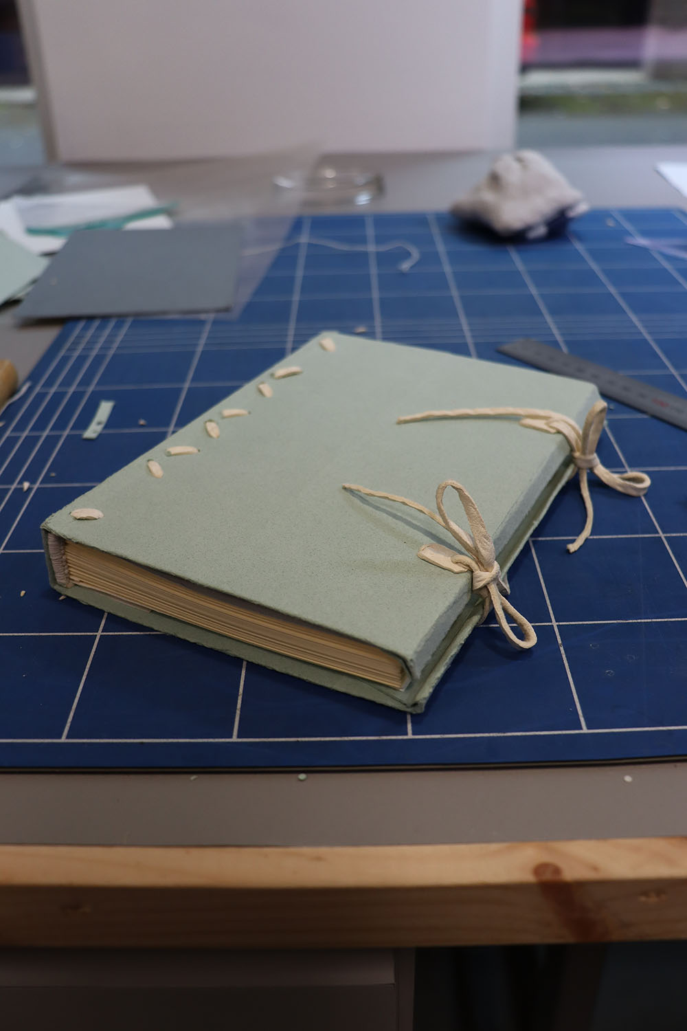 Making a model of a limp parchment binding - Unique and Distinctive