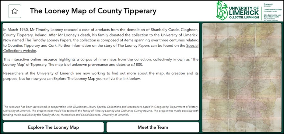 Looney: connecting cartographic collections through place and time ...